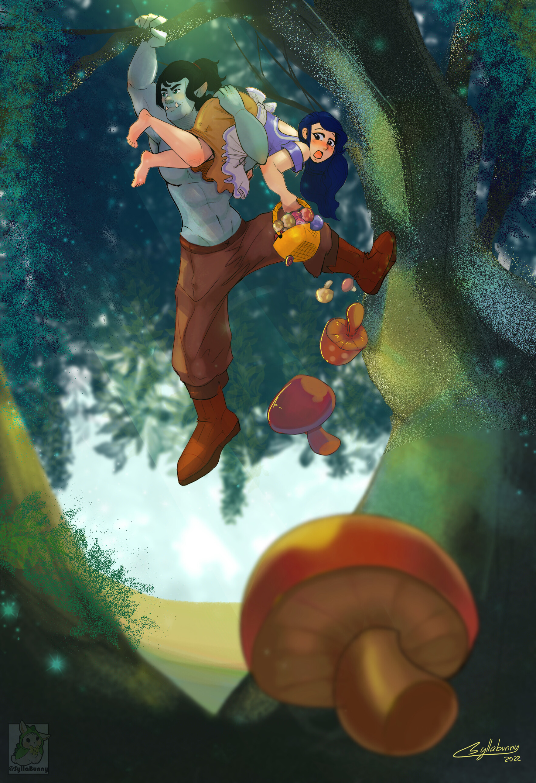 ArtStation - The orc and the lady