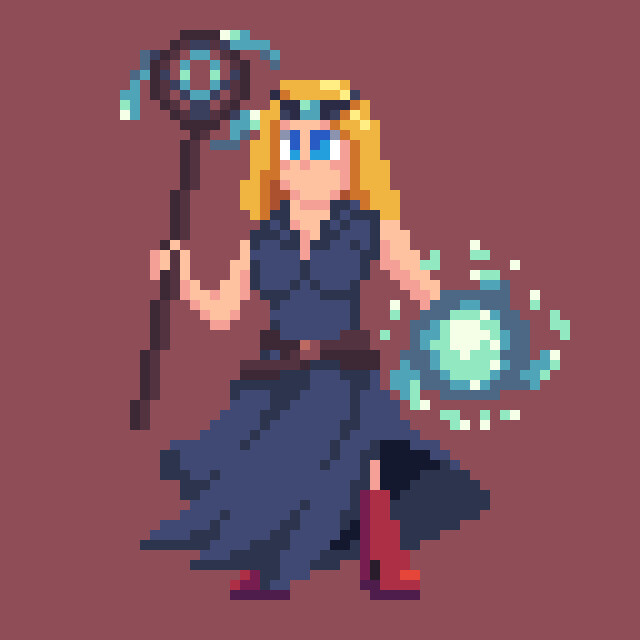 ArtStation - The last character I created is a Priest