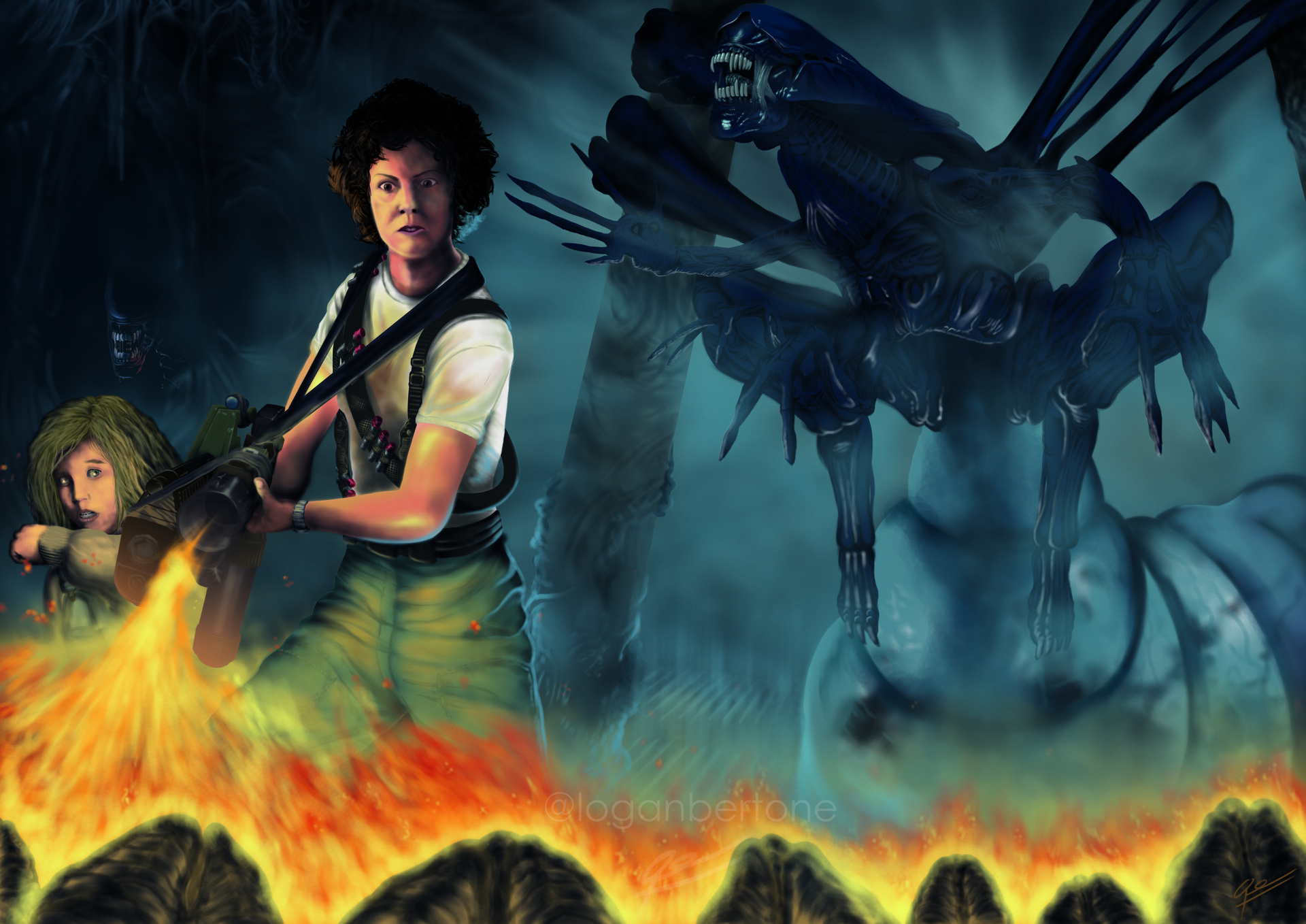 Logan Bertone - Ellen Ripley vs The Queen
