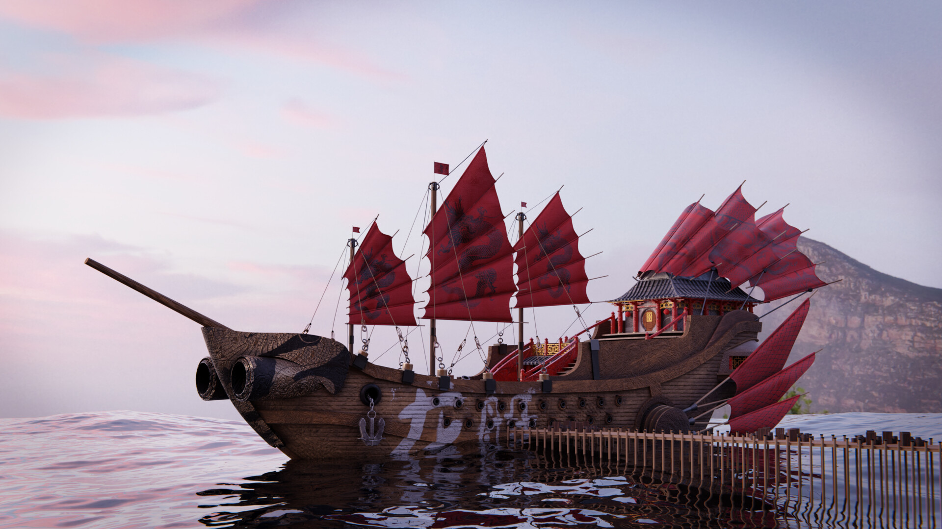 ArtStation - Dragon Ship