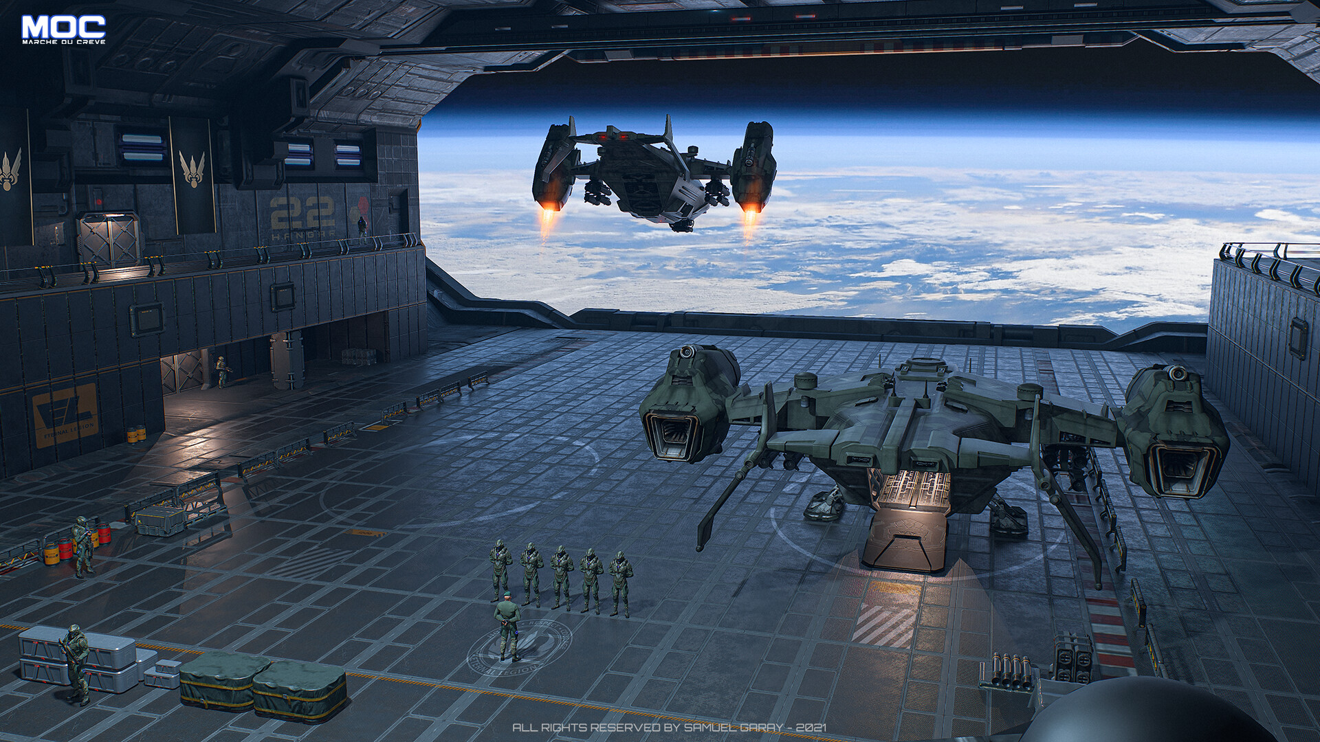 Briefing II by Gyula Molnár : r/ImaginaryStarships