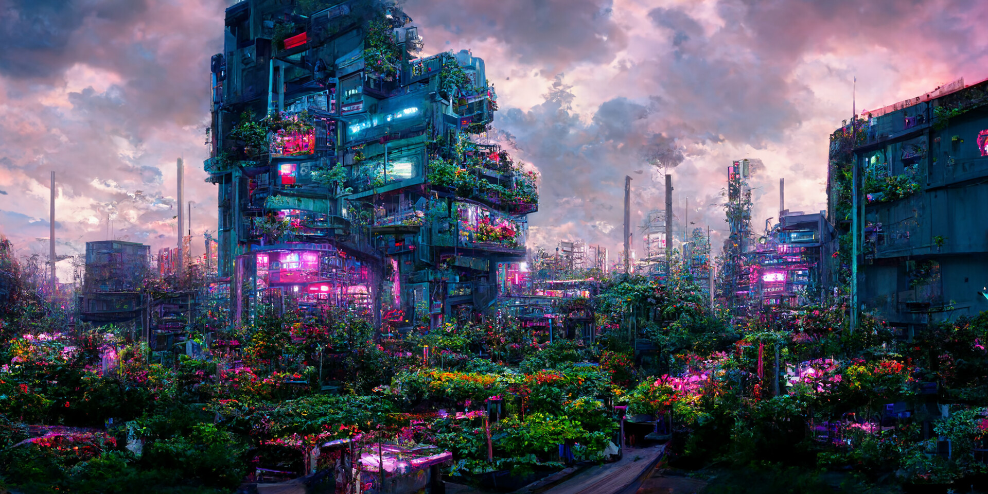 ArtStation - Vaporwave Warehouse