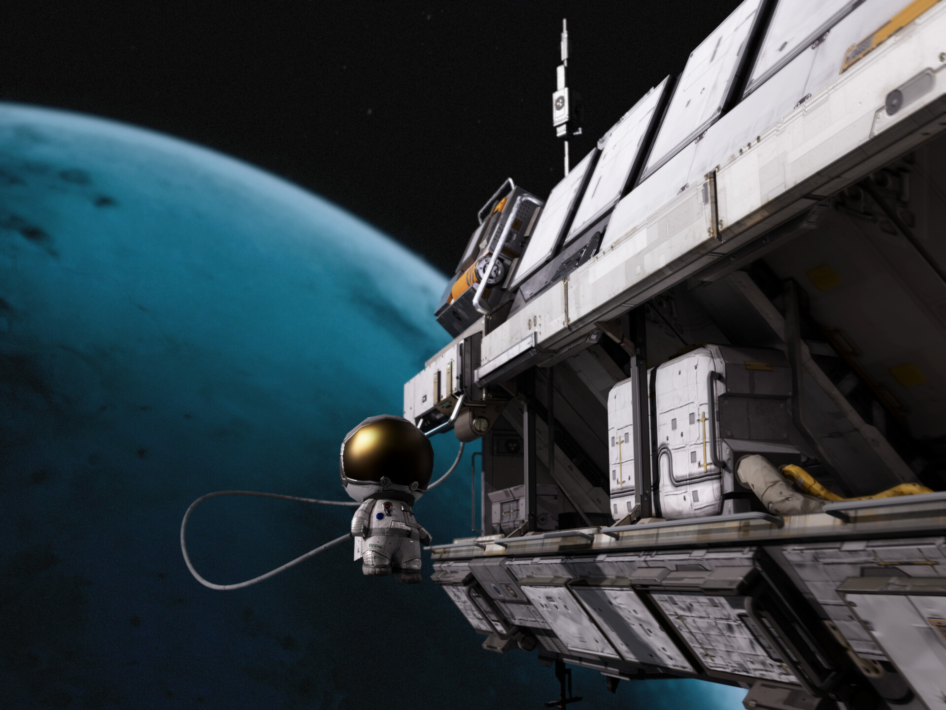 ArtStation - Low poly environment - Space