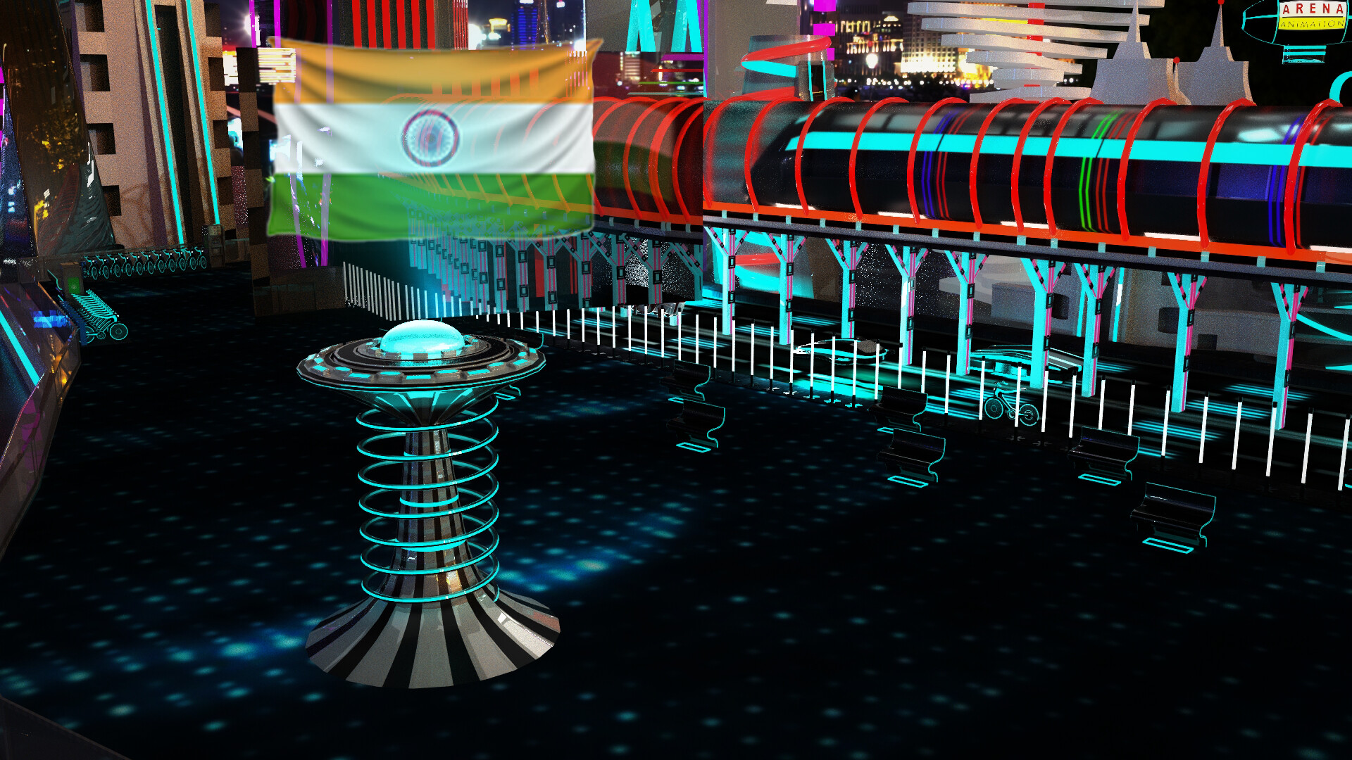 Arman singh - Sci-fi River View