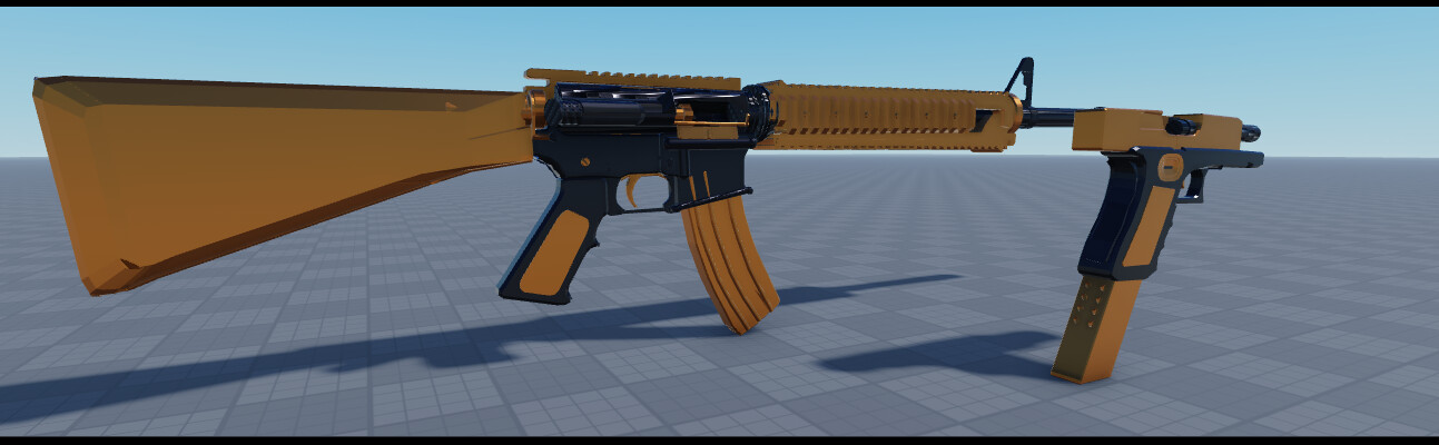 ArtStation - Glock + M16