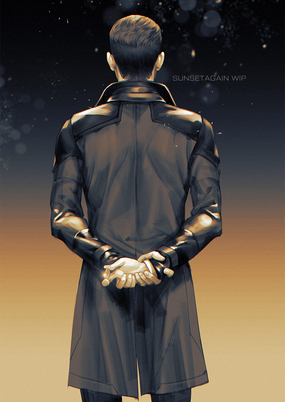 SunsetAgain - DBH fanart & wip Jul. 2022