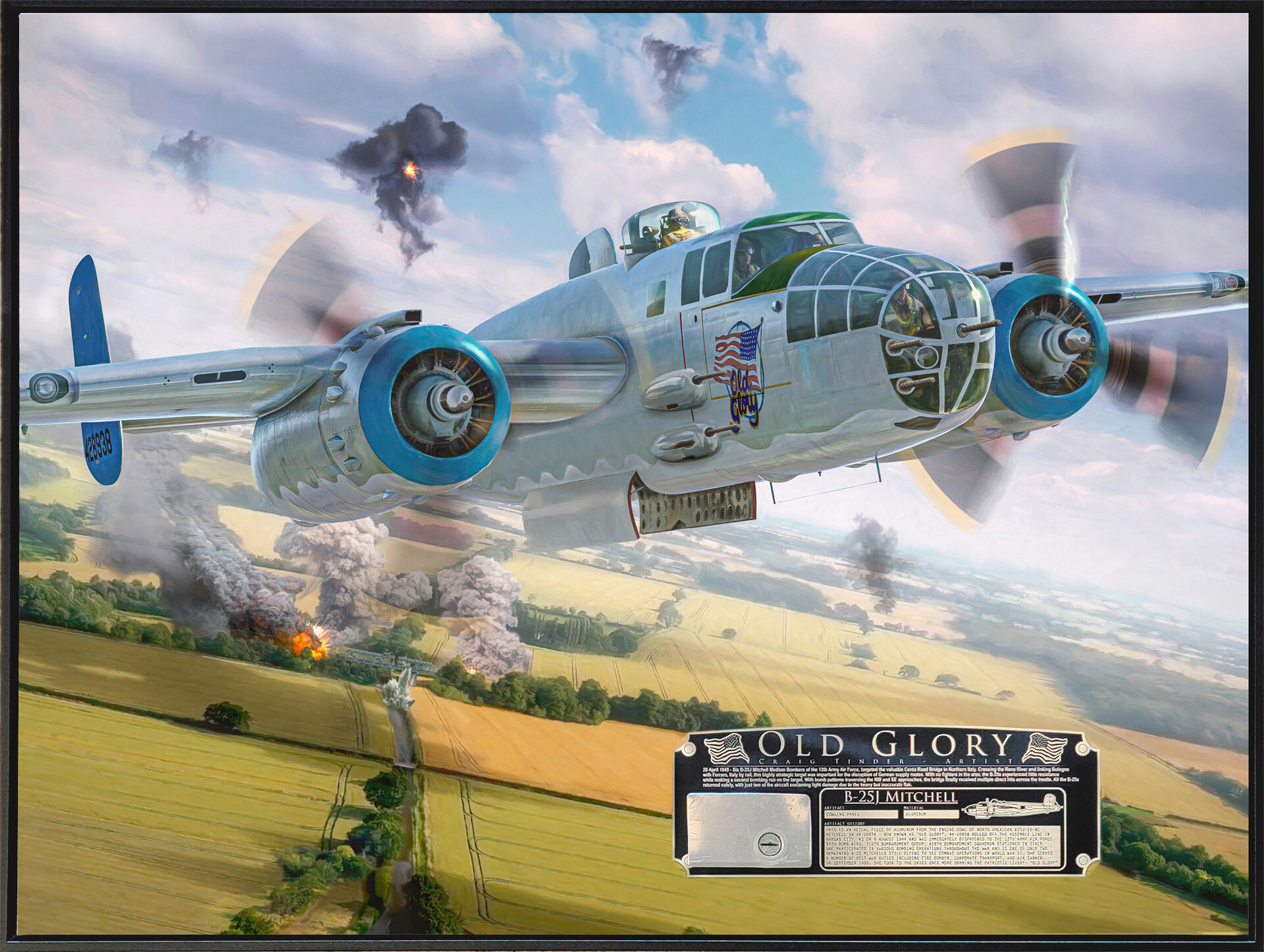 ArtStation - Old Glory - B-25 Mitchell