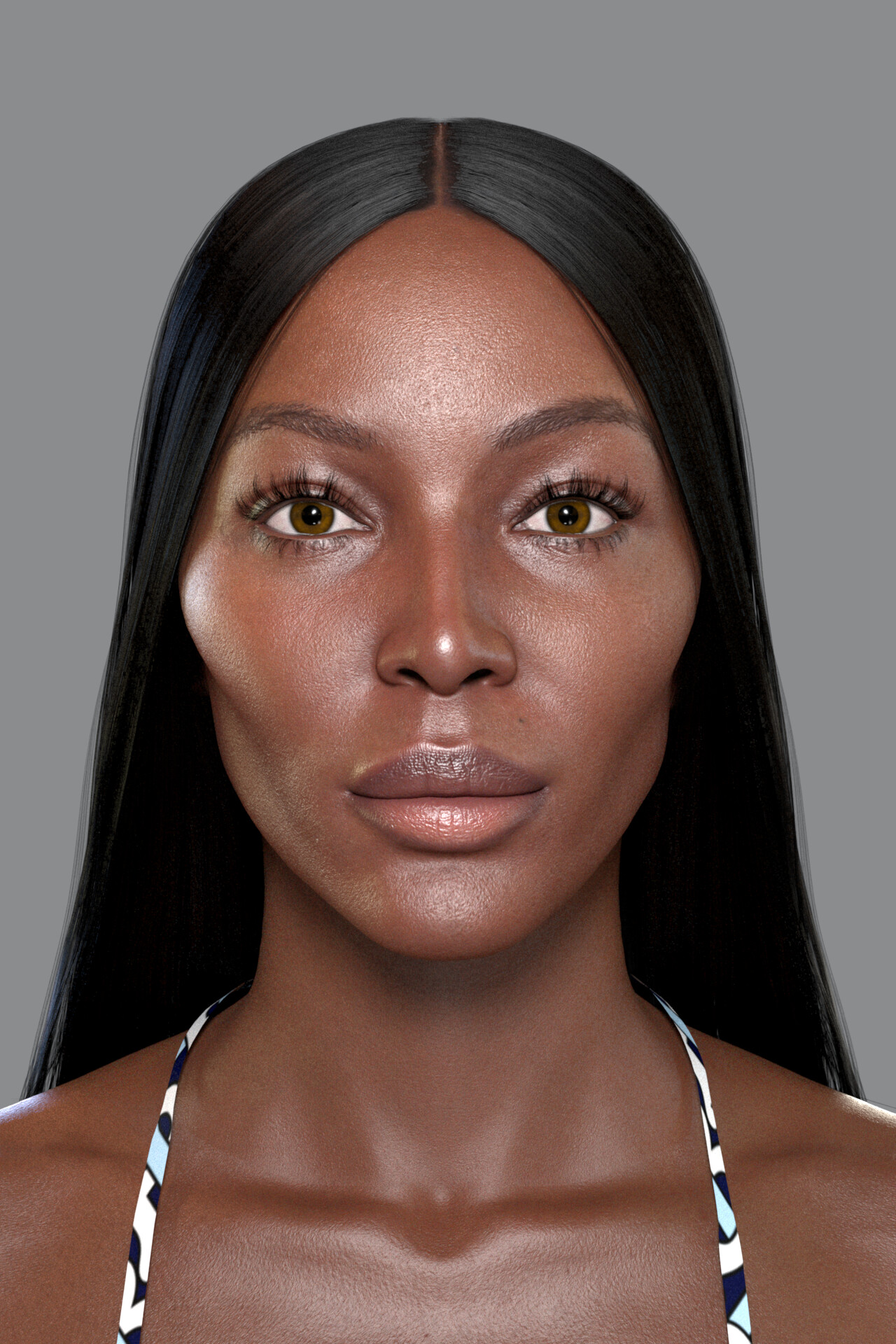 Naomi Campbell No Makeup