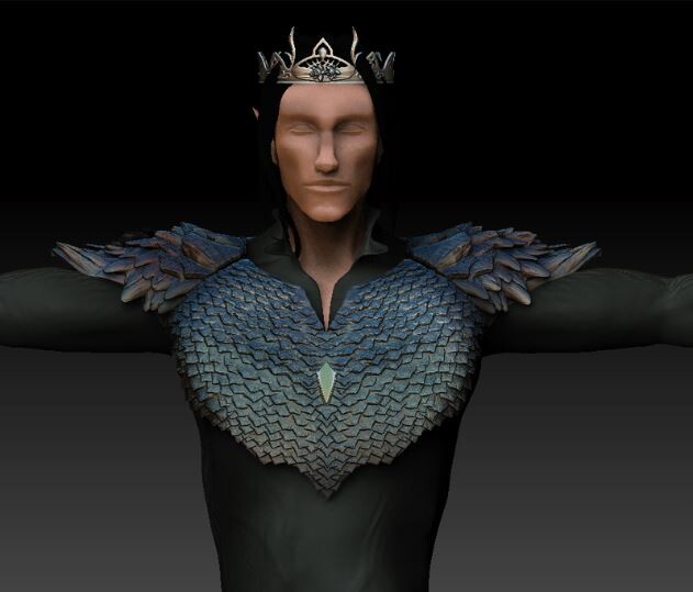 ArtStation - ZBrush elf sculpt