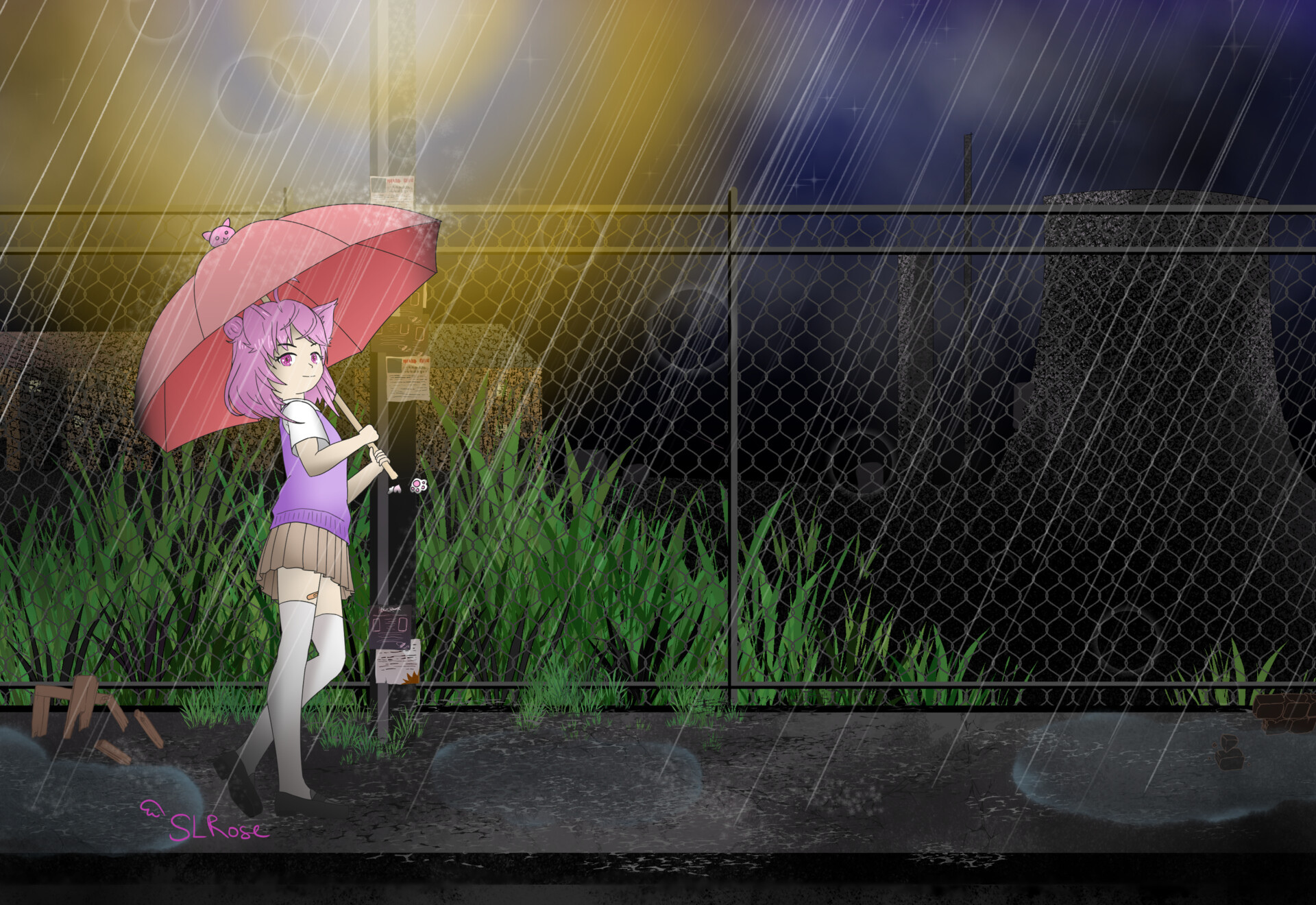 ArtStation - Rainy day