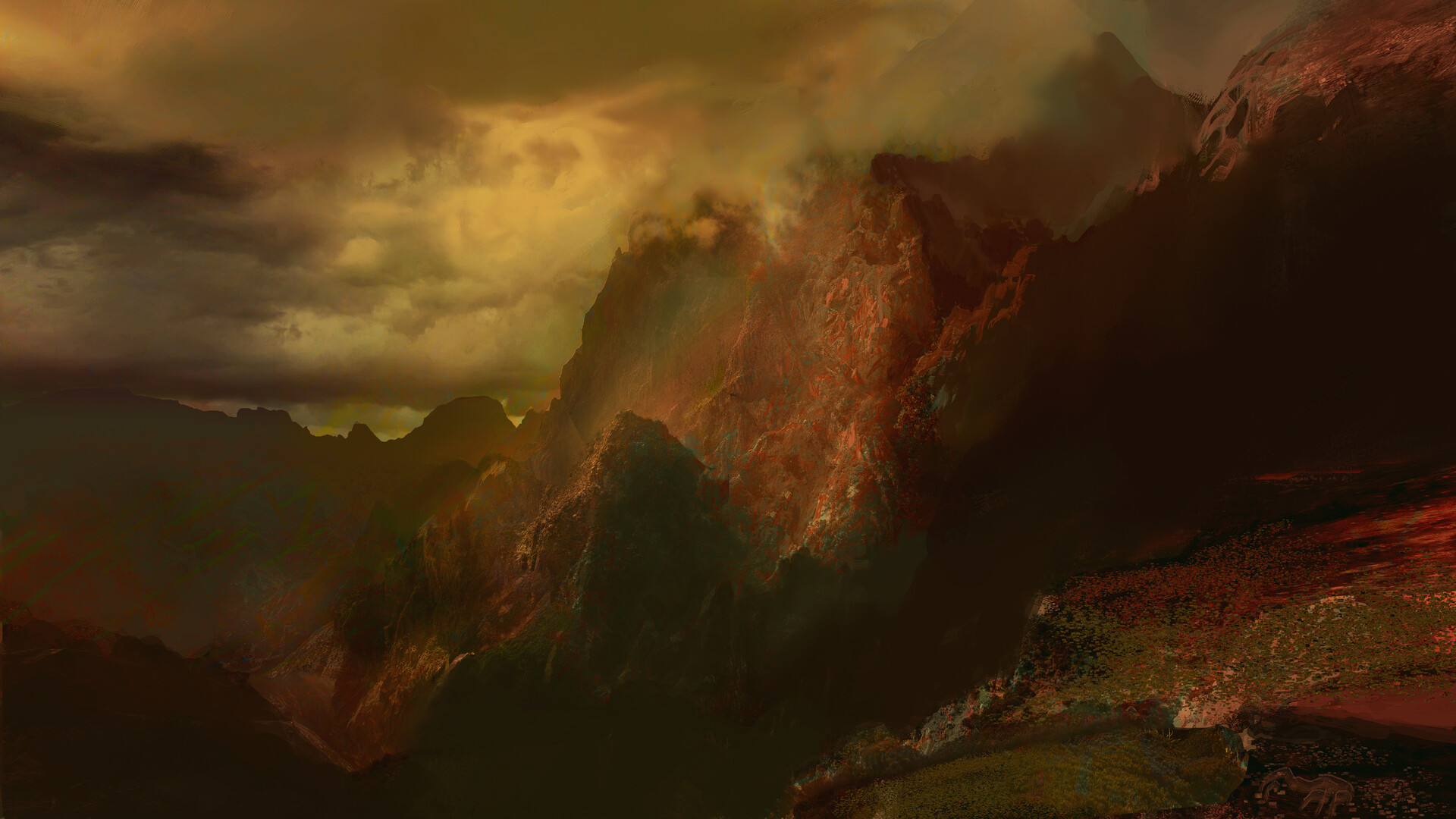 Axel Vahur - Red mountains