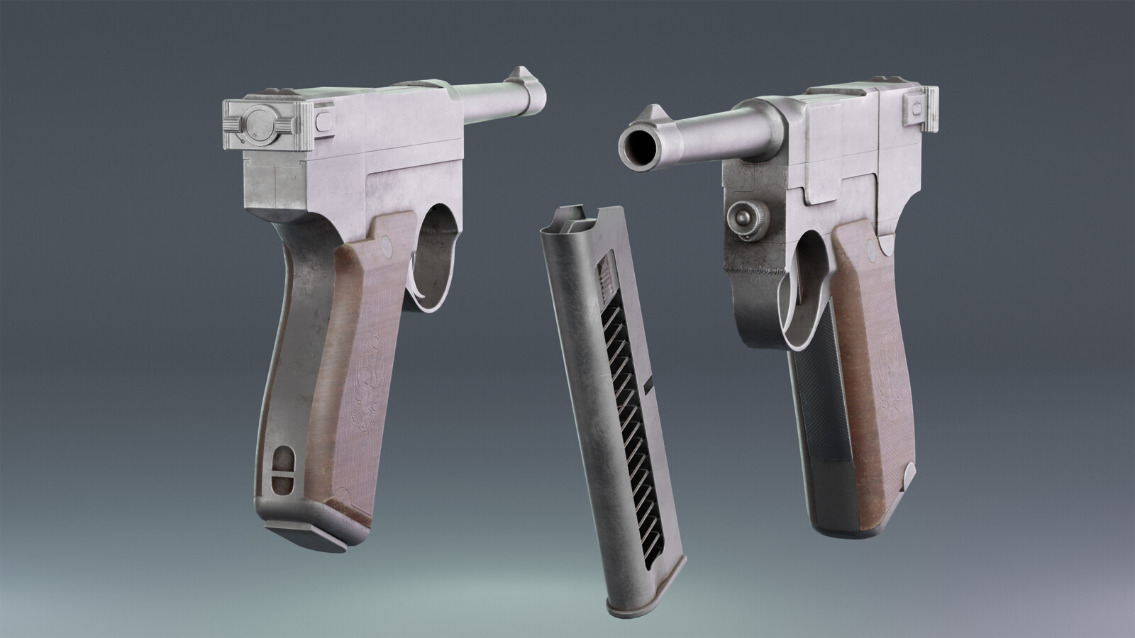 Ovidiu Barat - Glisenti Model 1910 semi-automatic pistol