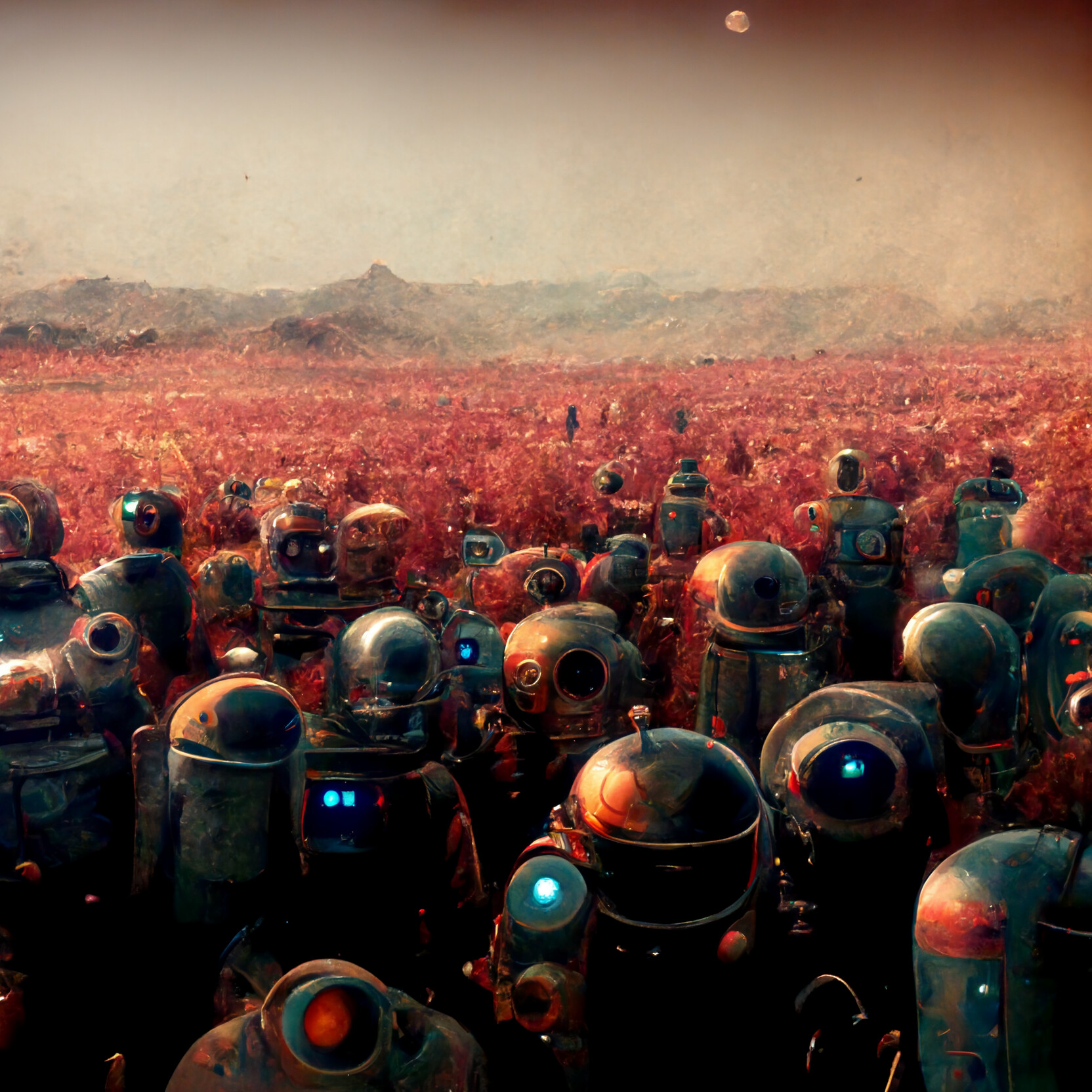 ArtStation - Midjourney Experiment 5: The Colonization of Mars