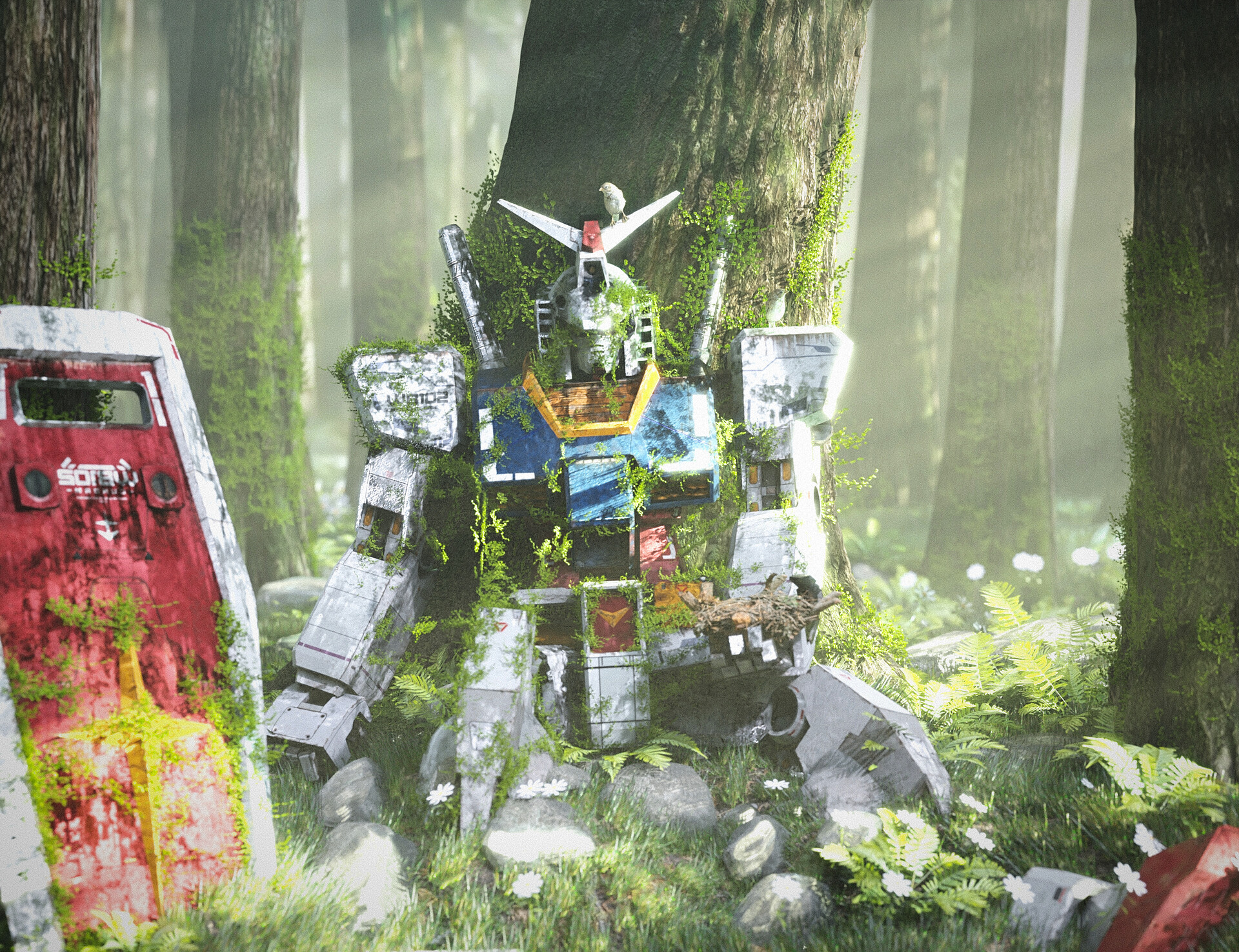 ArtStation - Fallen Gundam