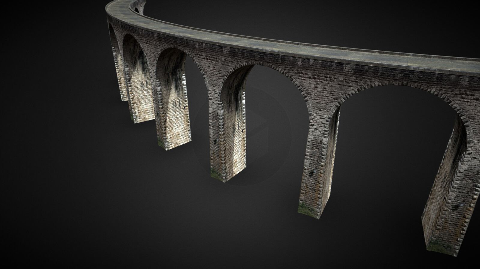 Ajmal Saleem - Manari_Stone_Curve_Bridge_3d