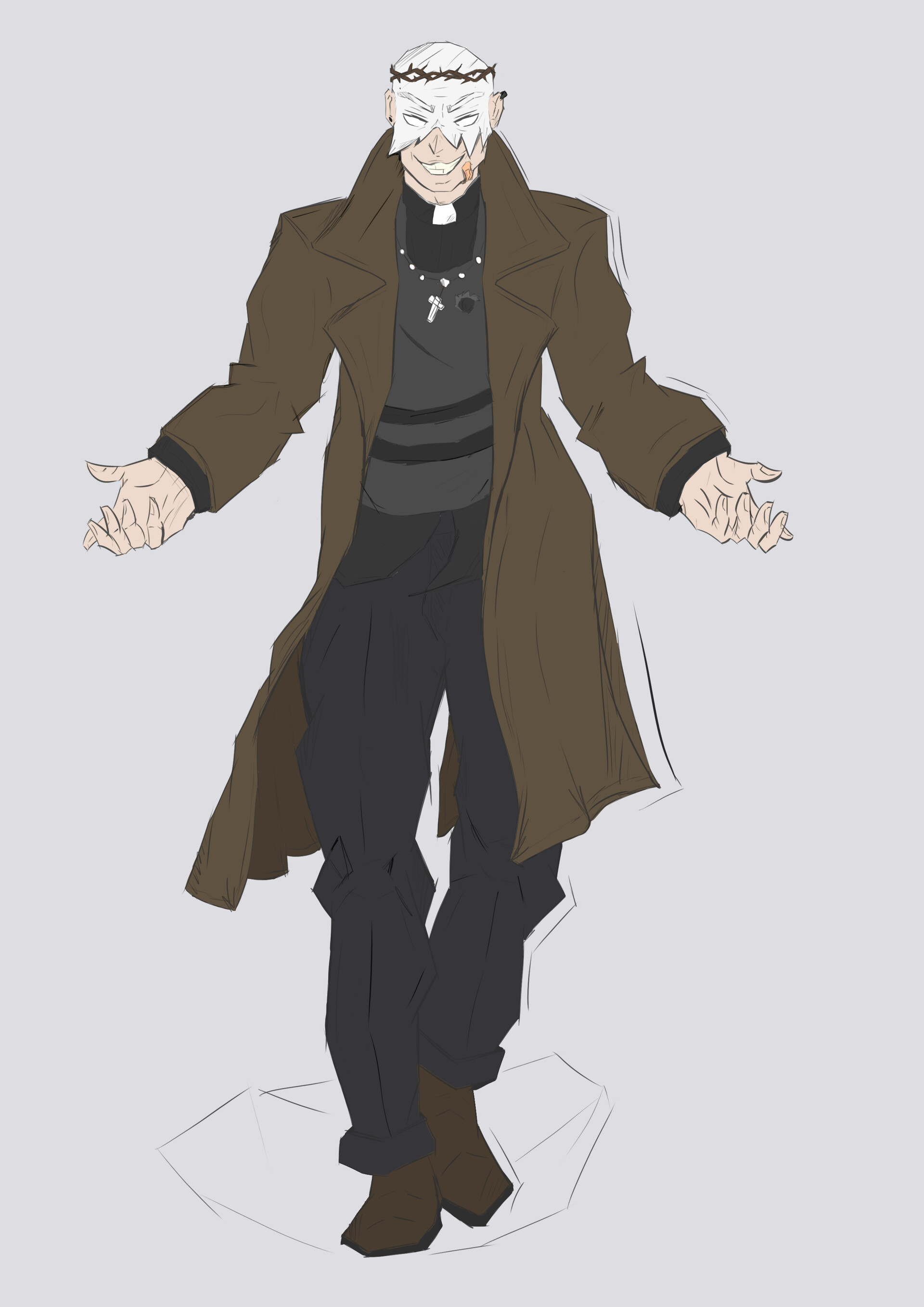 Daniel Tejero - Part 4 of Final Degree Project. Final lineart, base ...