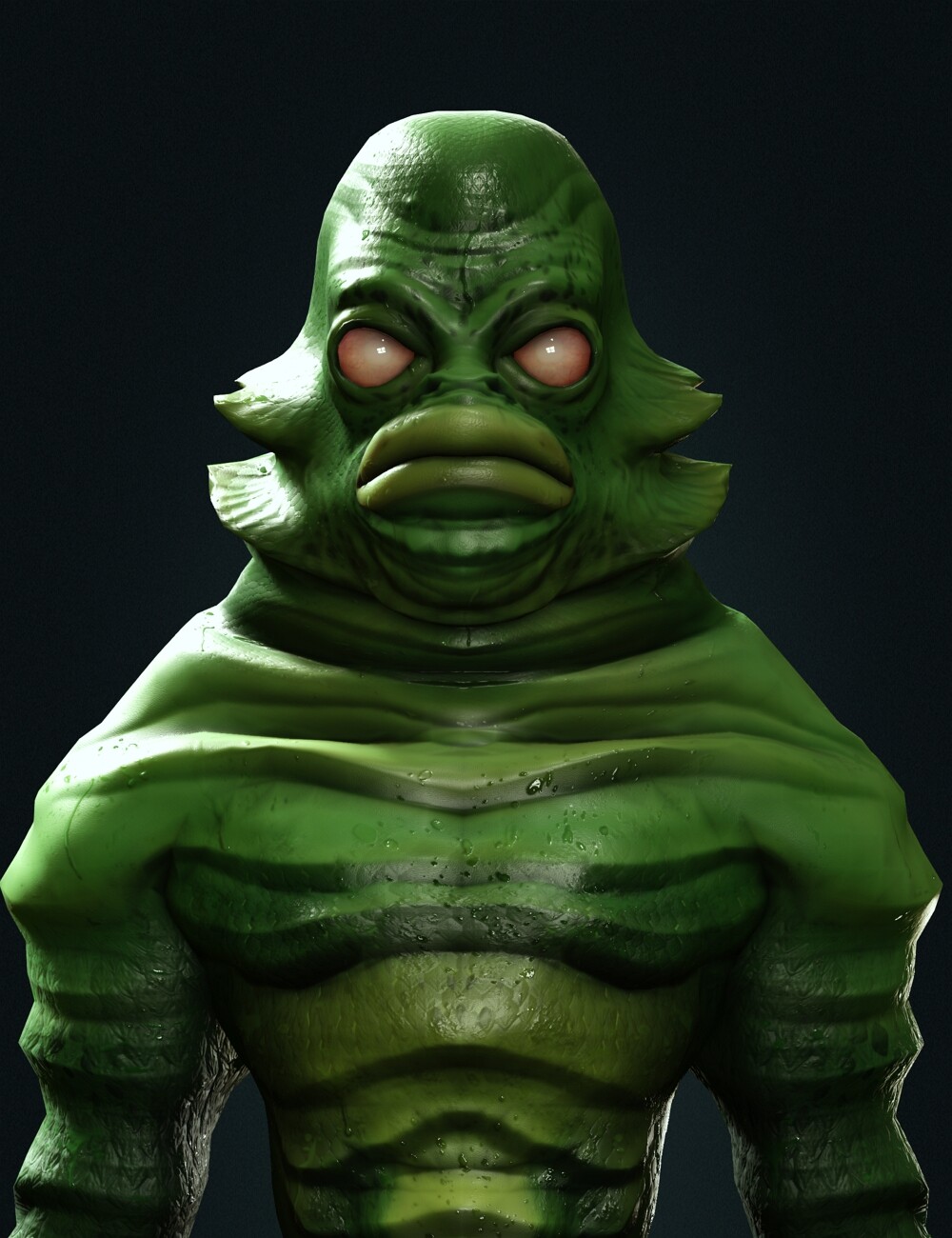 Peter Alexander - Lagoon Monster for Character Creator