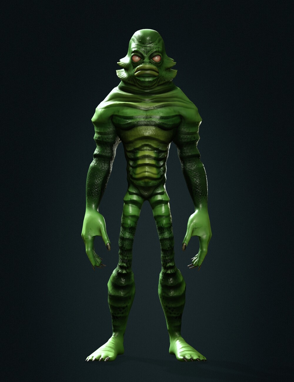 Peter Alexander - Lagoon Monster for Character Creator