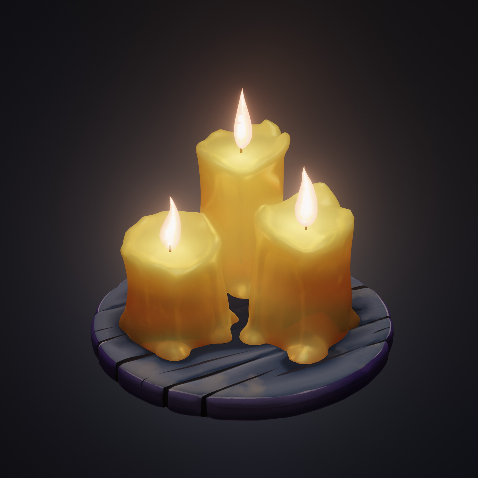ArtStation - Stylized Candles