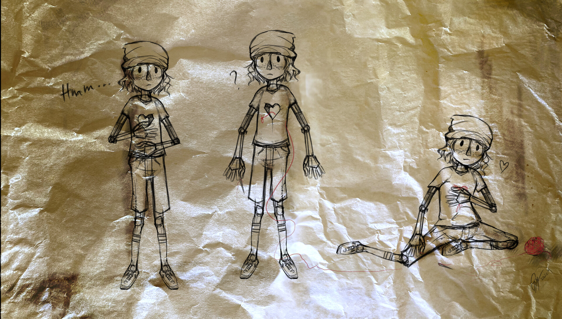 ArtStation - puppet sketch