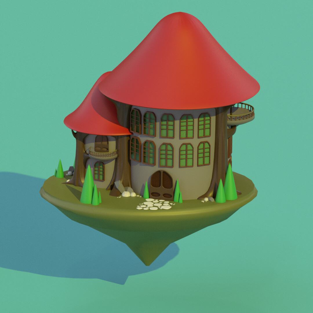 ArtStation - elven castle