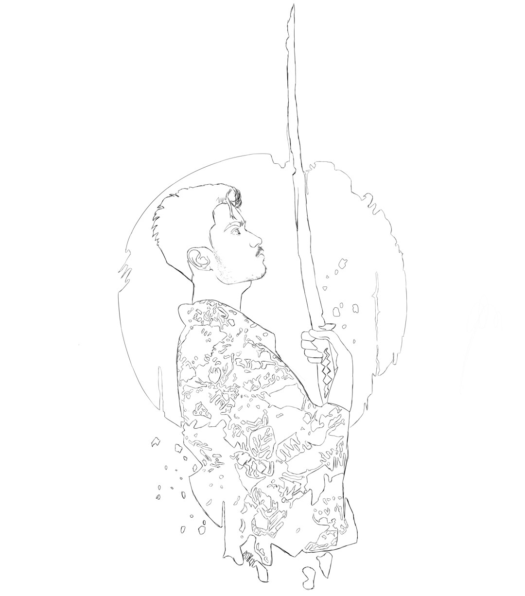 Swarnava Majumder - Imagining Myself As A Samurai Avatar