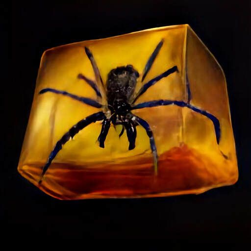 Phoenix Bird - Creatures in Amber