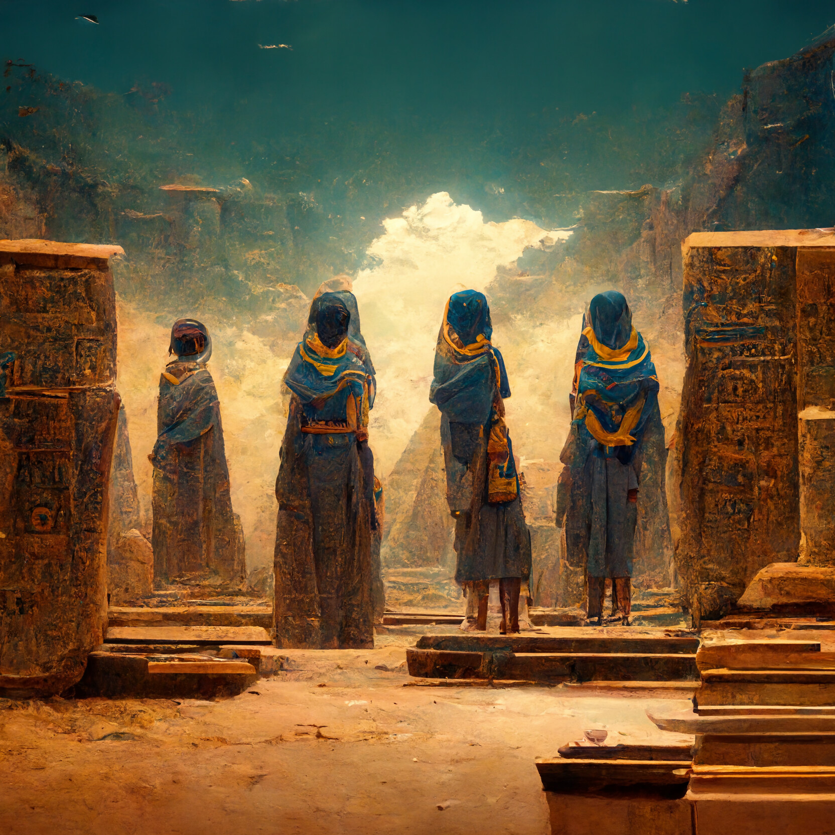 ArtStation - Students of the Stone Words | by Amun-Khepera