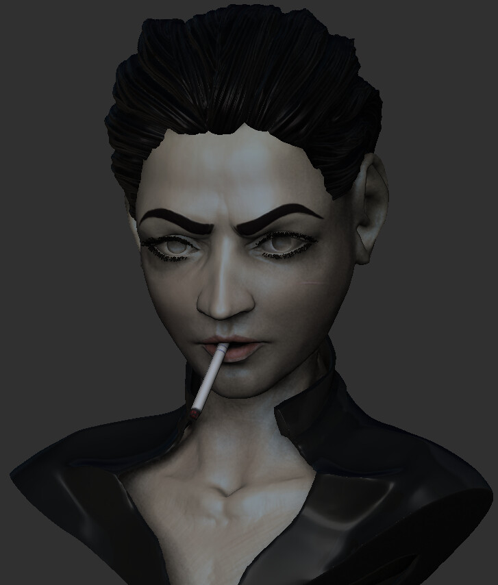 ArtStation - Female bust sketch 2