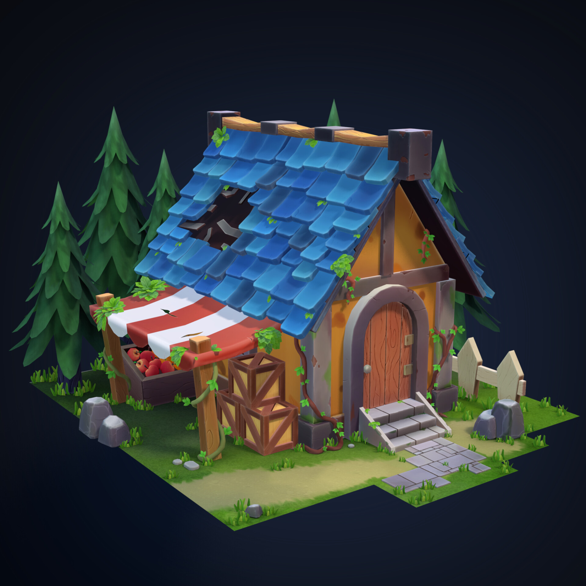 ArtStation - Stylized House