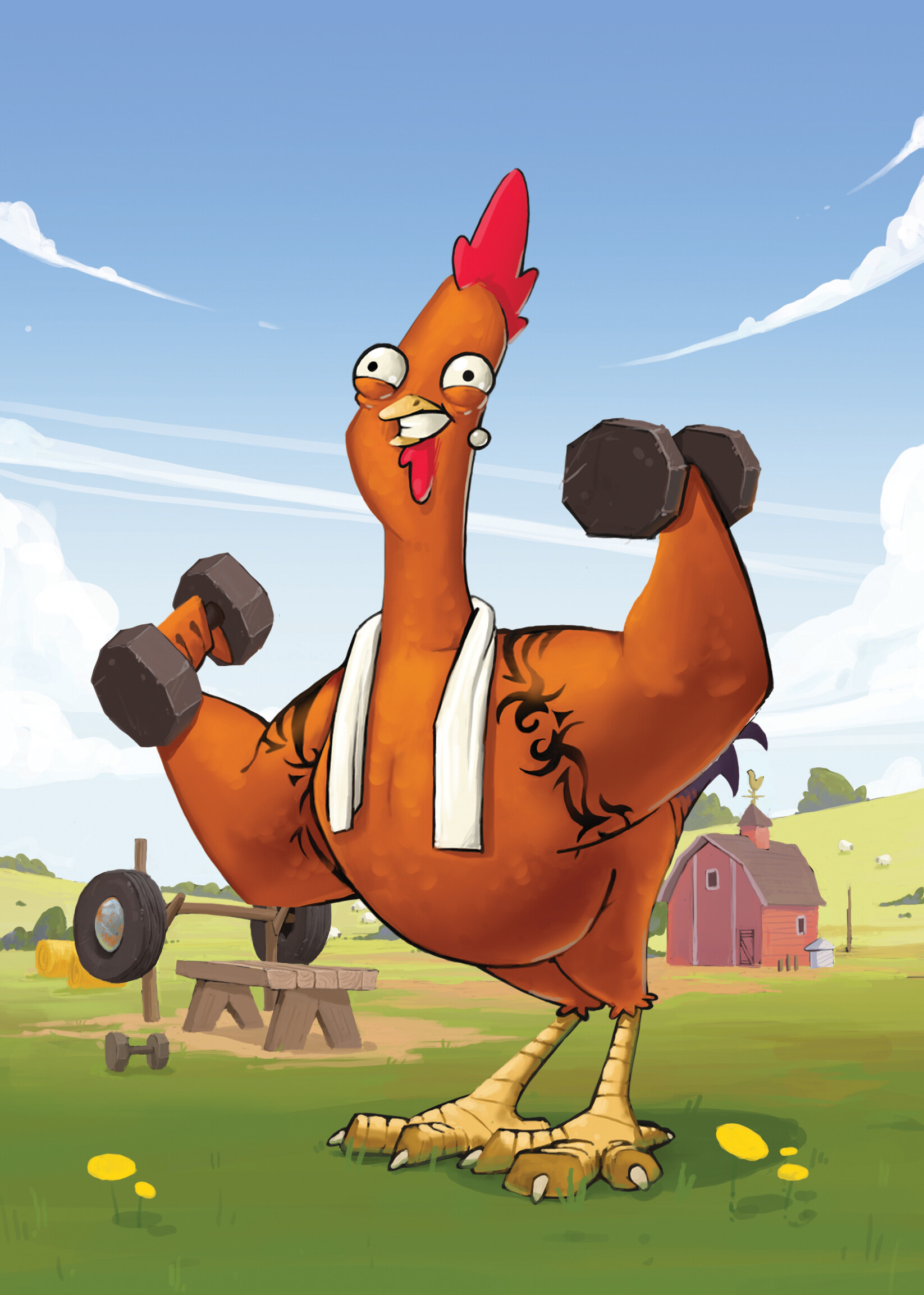 ArtStation - Chickens card game