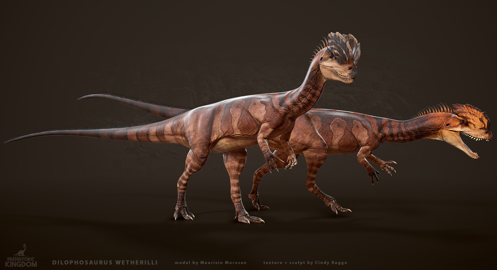 ArtStation - Prehistoric Kingdom: Dilophosaurus wetherilli