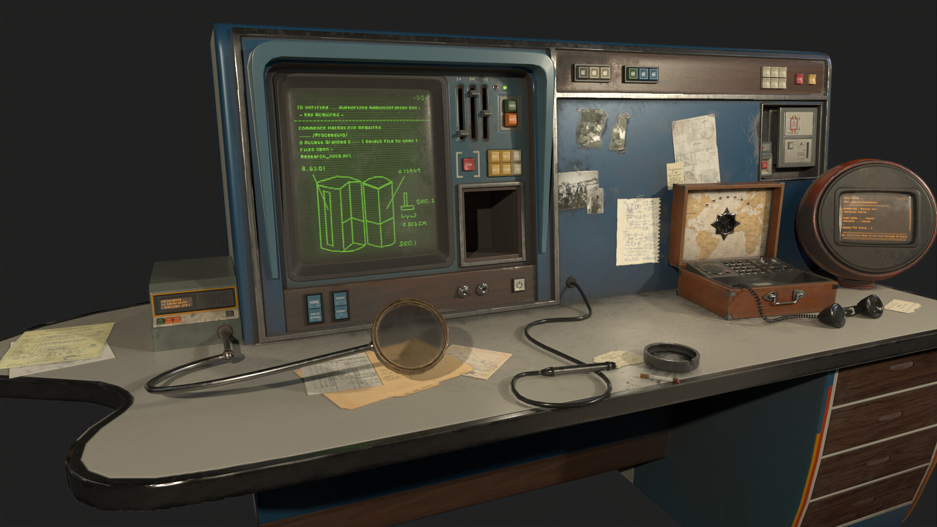 Wen To Chan - Prop: 1960 Computer Terminal