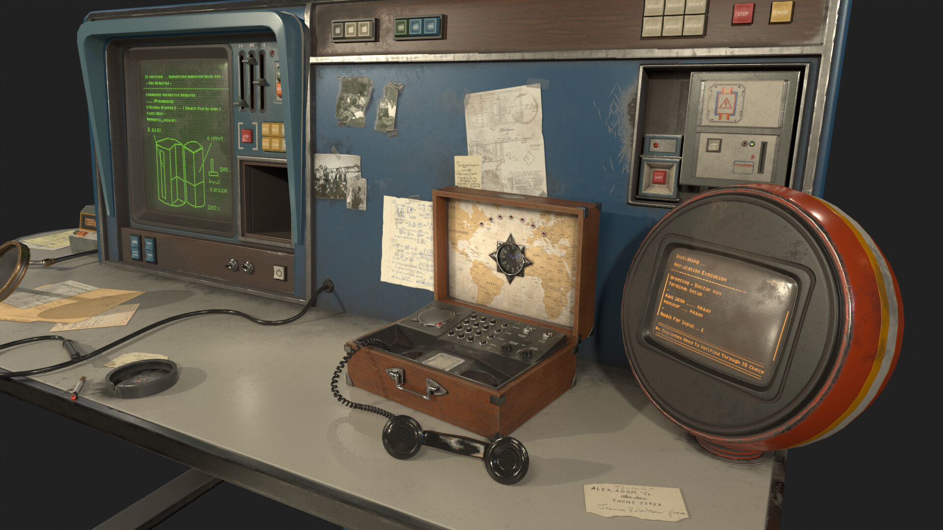Wen To Chan - Prop: 1960 Computer Terminal