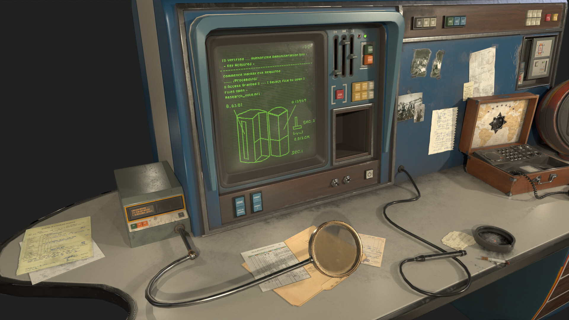 Wen To Chan - Prop: 1960 Computer Terminal
