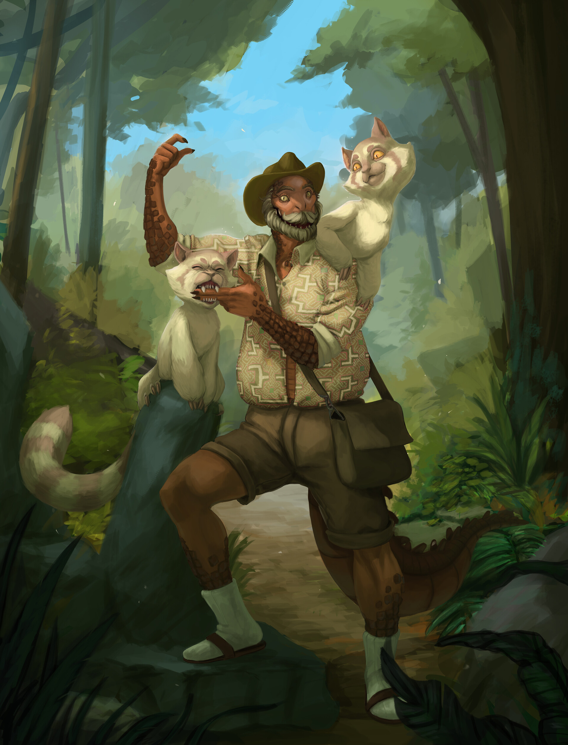 ArtStation - Castelobruxo's Magizoologist Teacher (Rework)