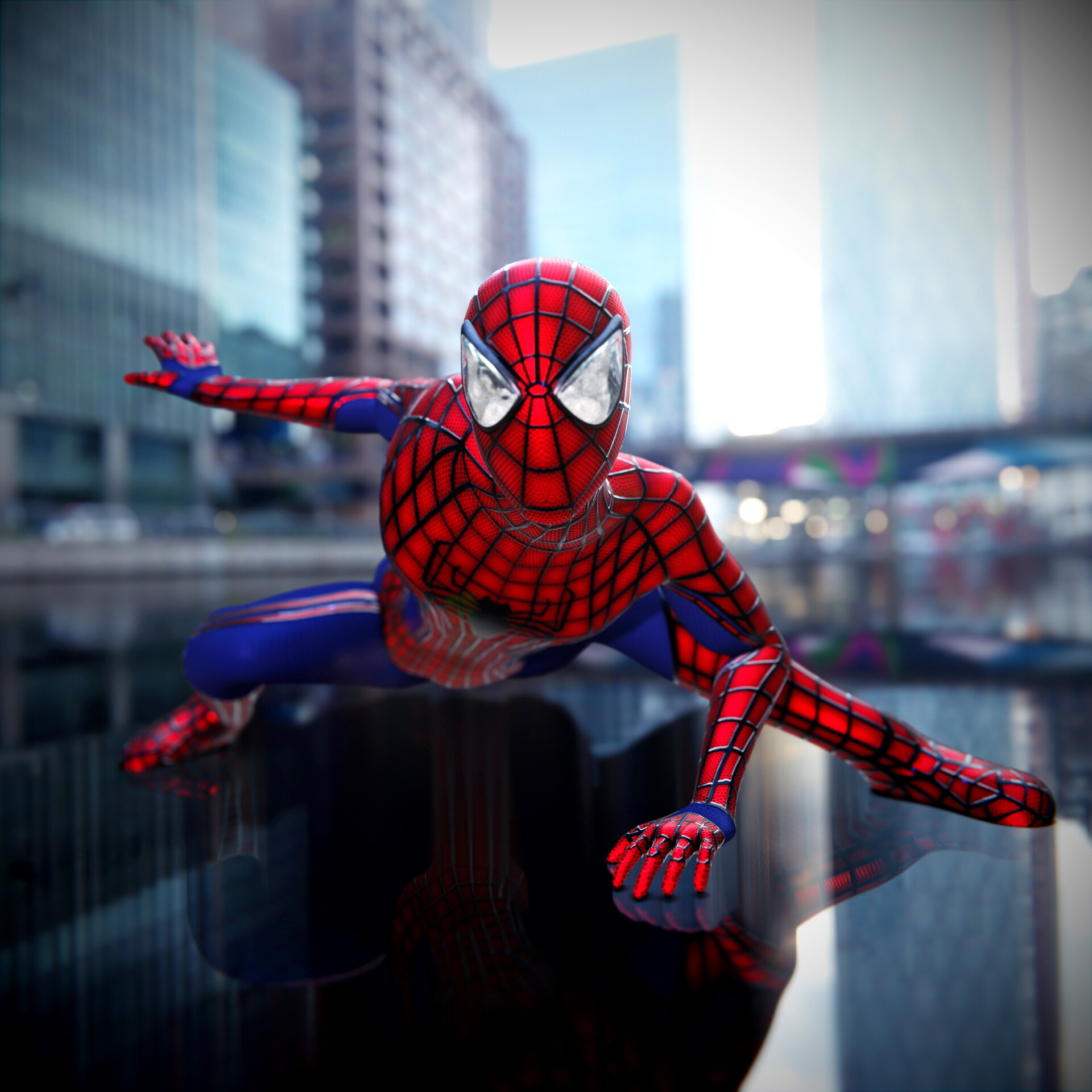 ArtStation - Spiderman | Original Design For Fan Project | Blender Eevee