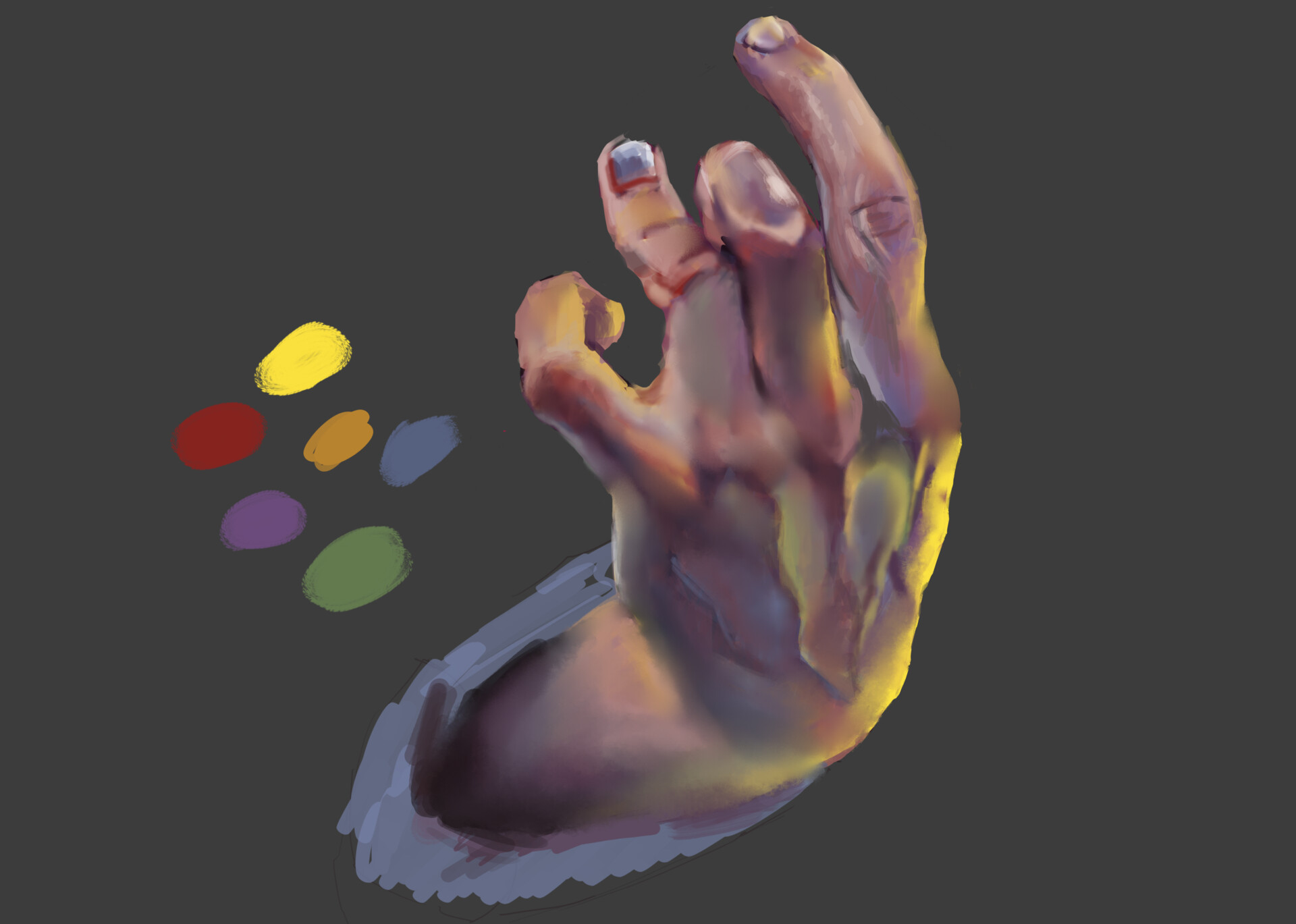 ArtStation - Light study- Hand