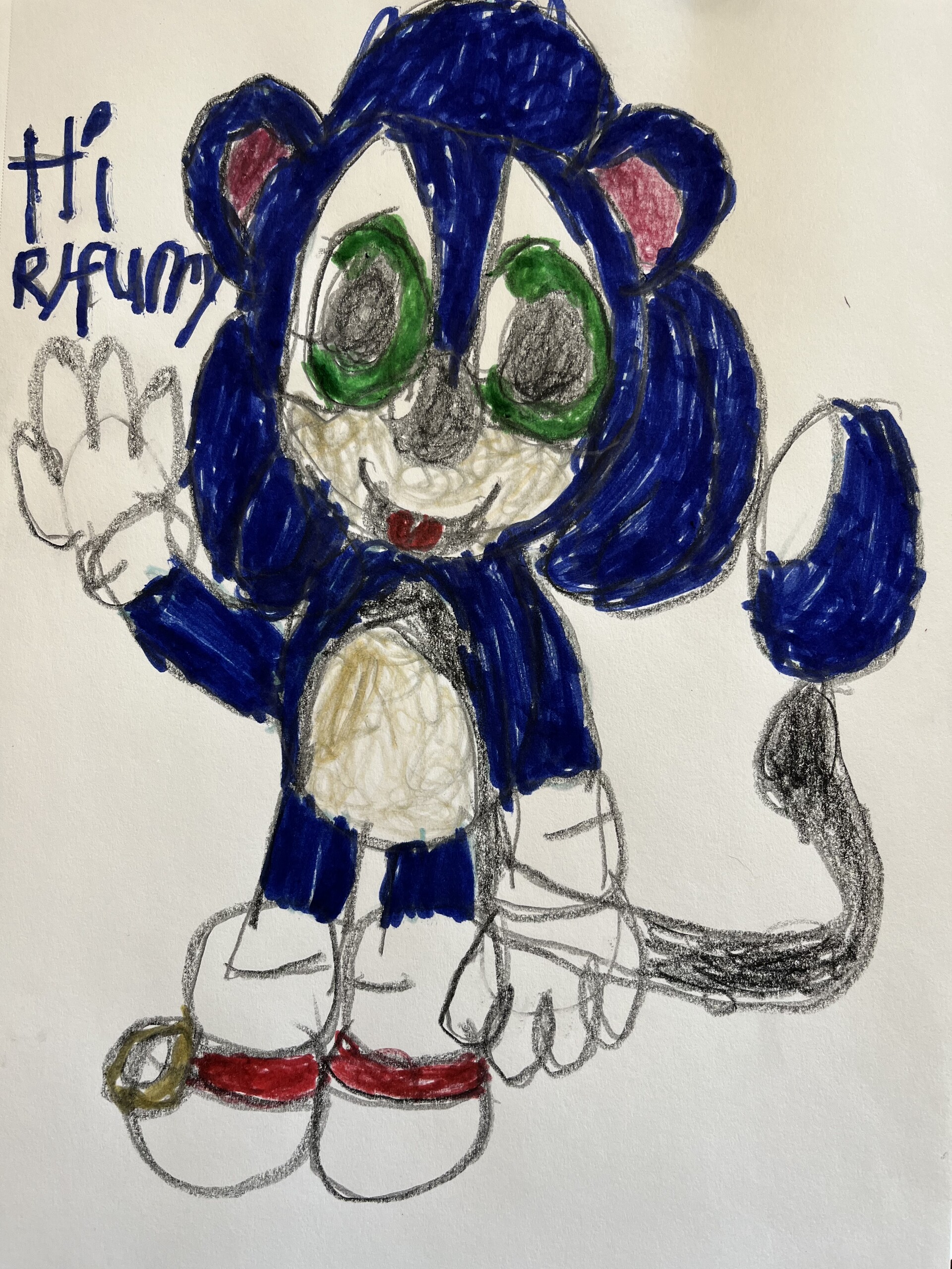 ArtStation - Meet my sonic oc mirillson or marillson