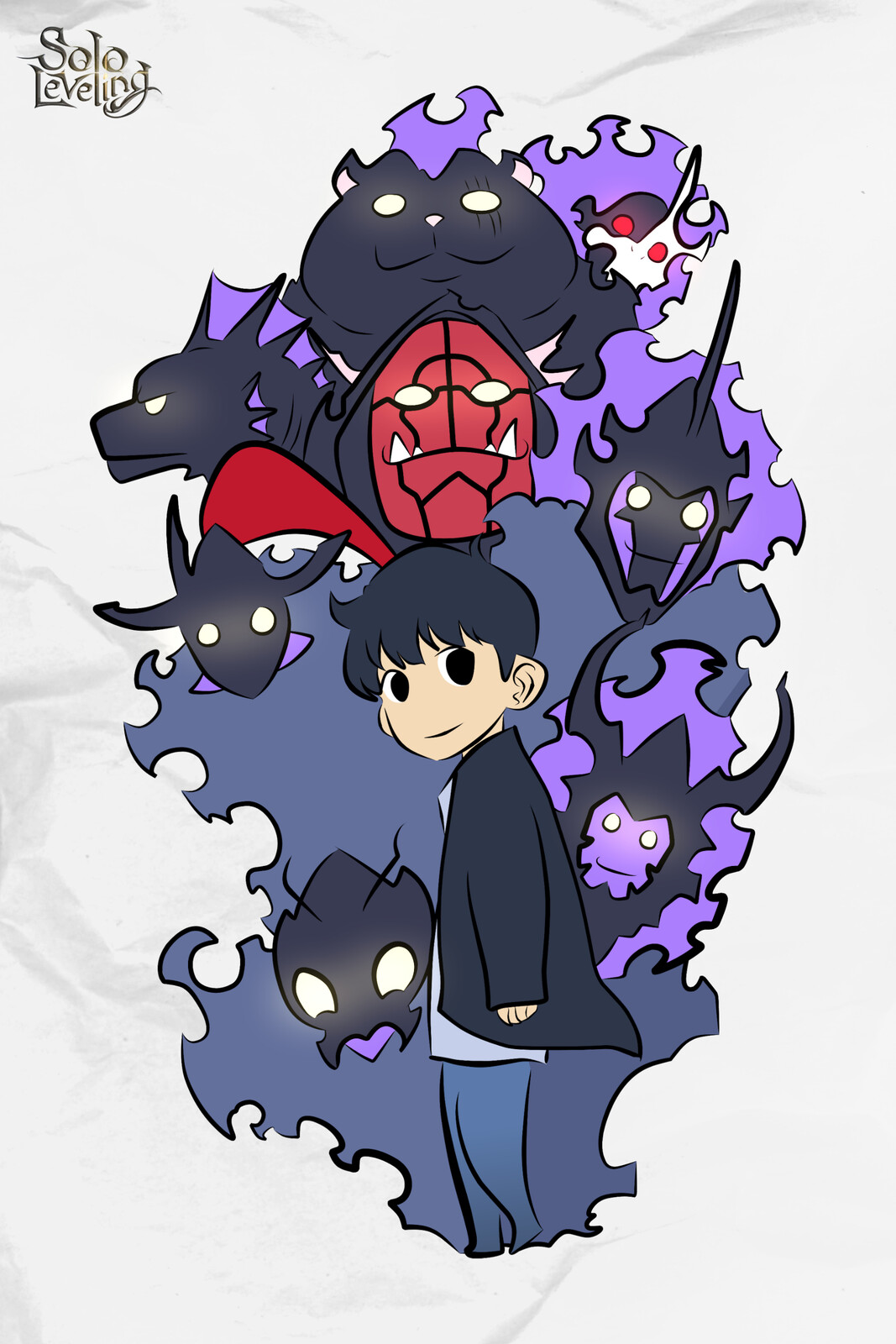 MANAS gfx - Solo Levelling Artwork