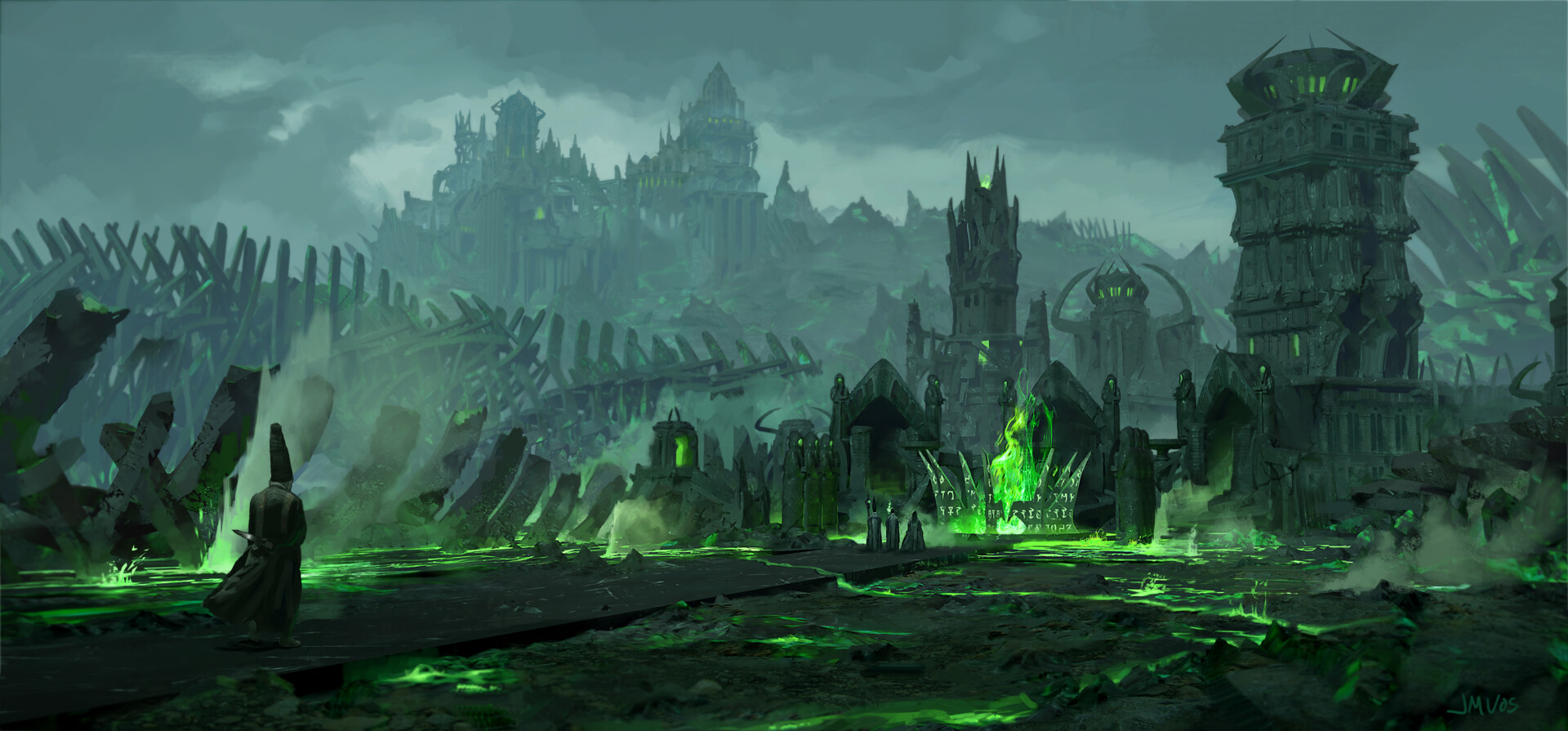 dark evil landscape