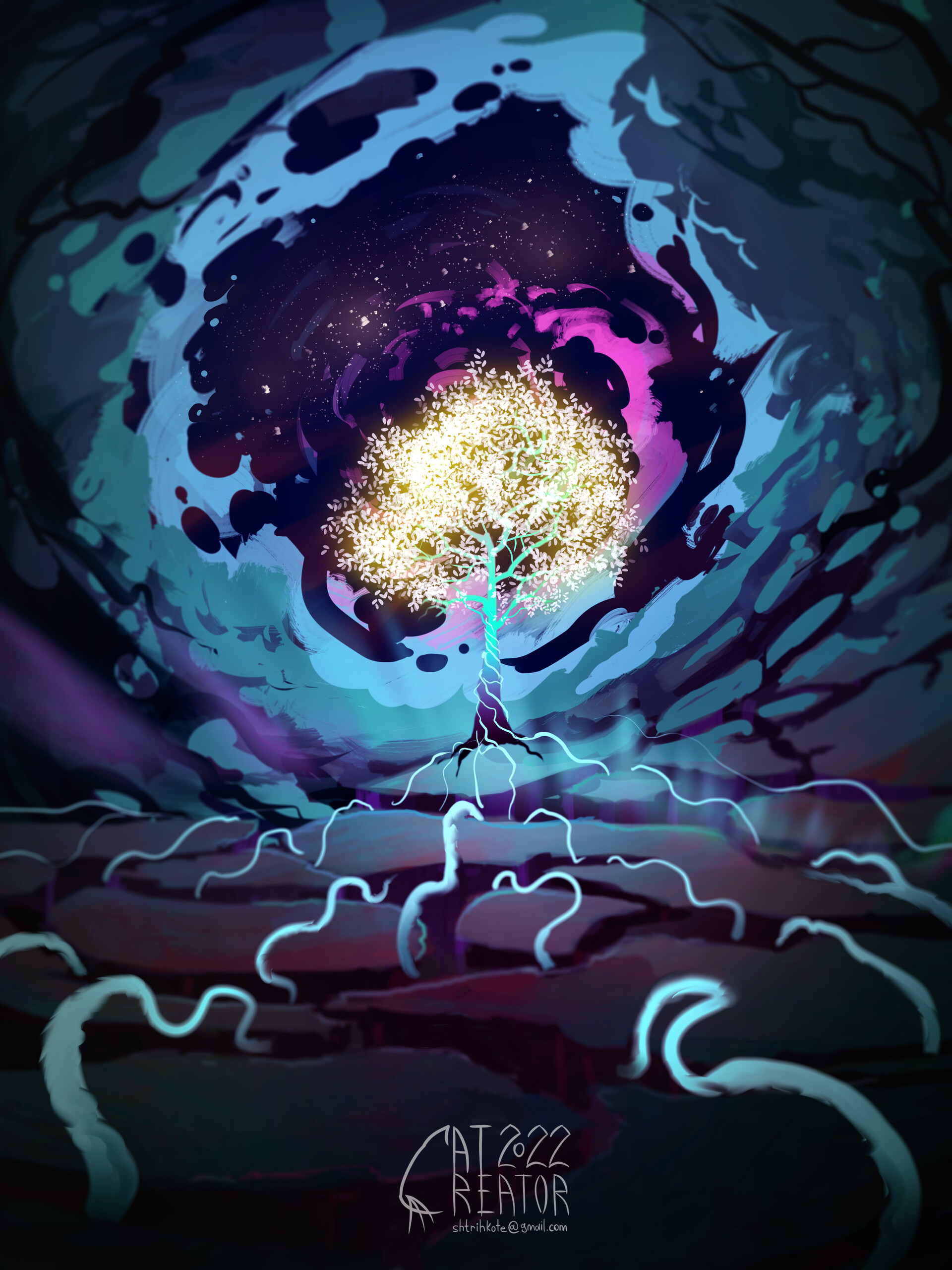 ArtStation - Tree of light