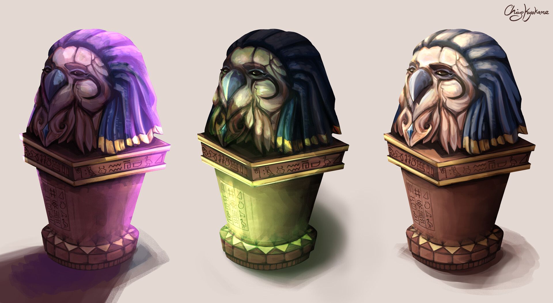 Lucja Wolowska - Monthu Canopic Jar