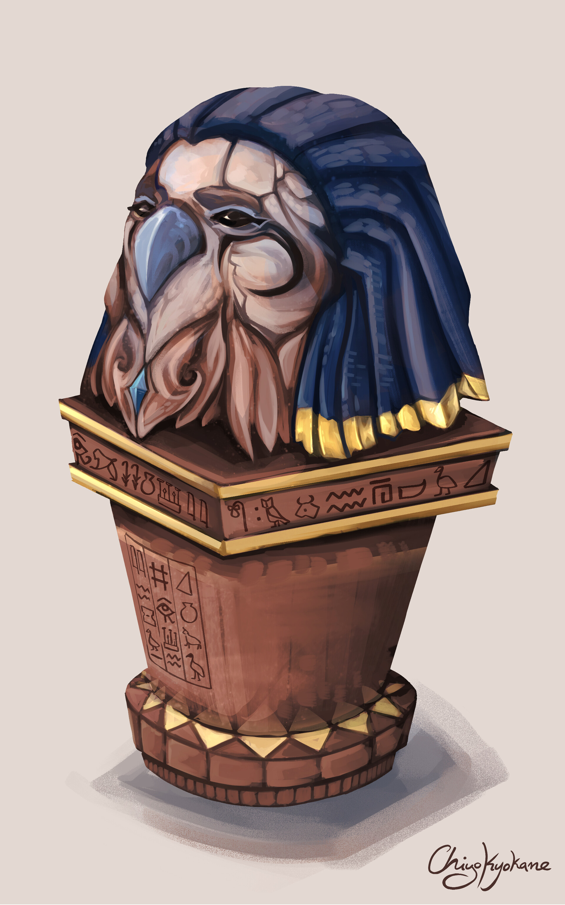 Lucja Wolowska - Monthu Canopic Jar