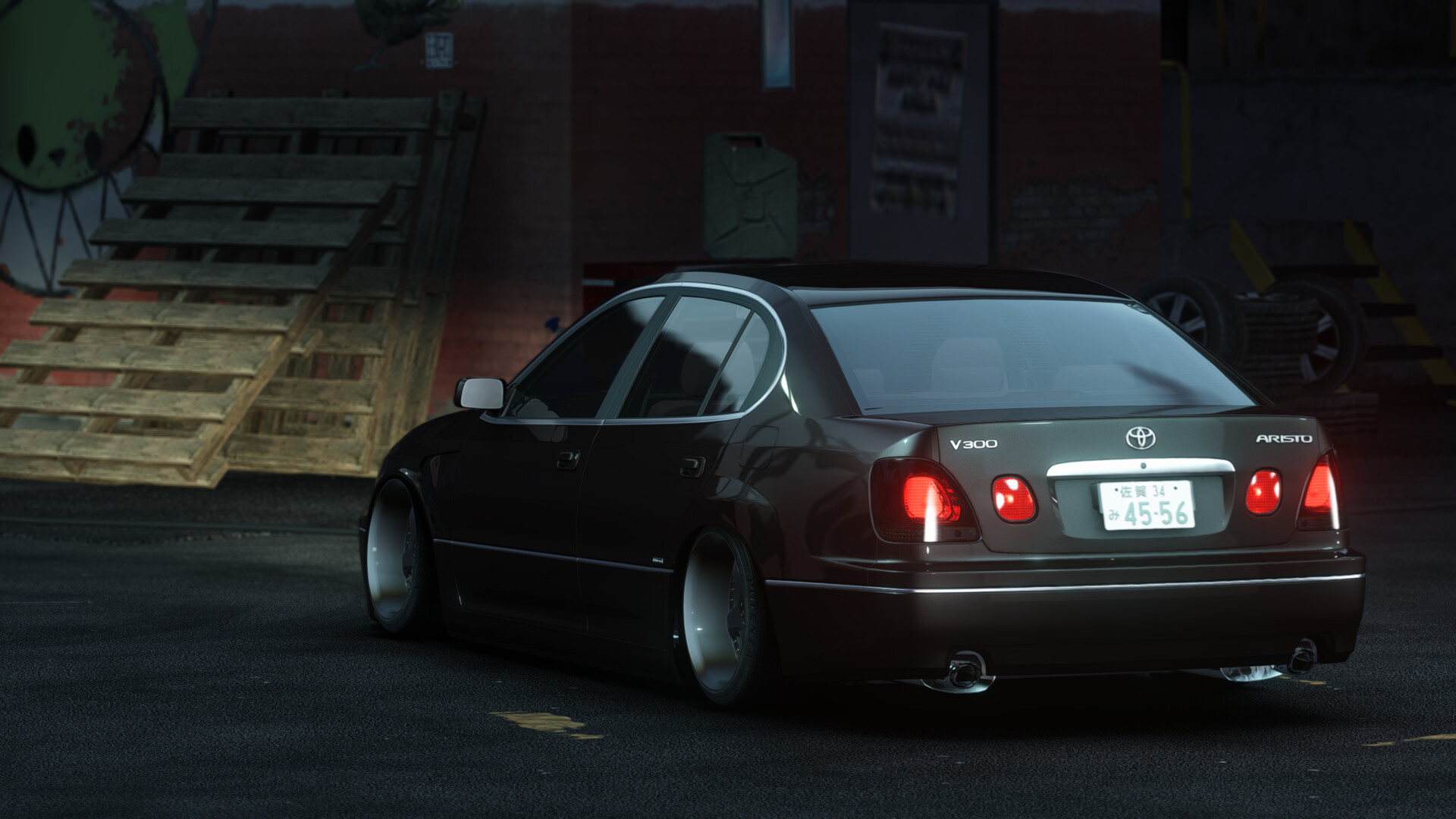 Pasha Stetsiuk - Toyota Aristo in Junction Produce bodykit set2