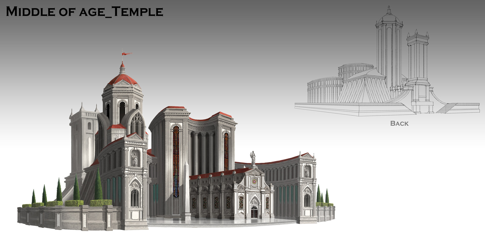 ArtStation - Medieval temple