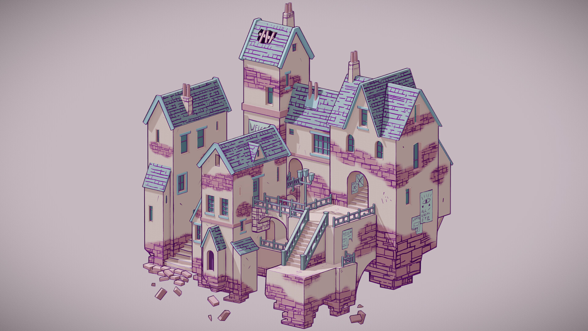 ArtStation - Fantasy town