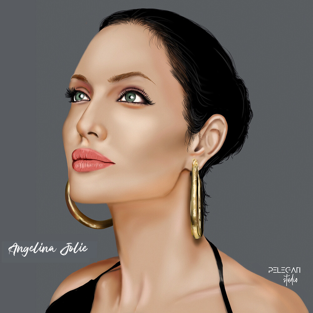 ArtStation - Angelina Jolie