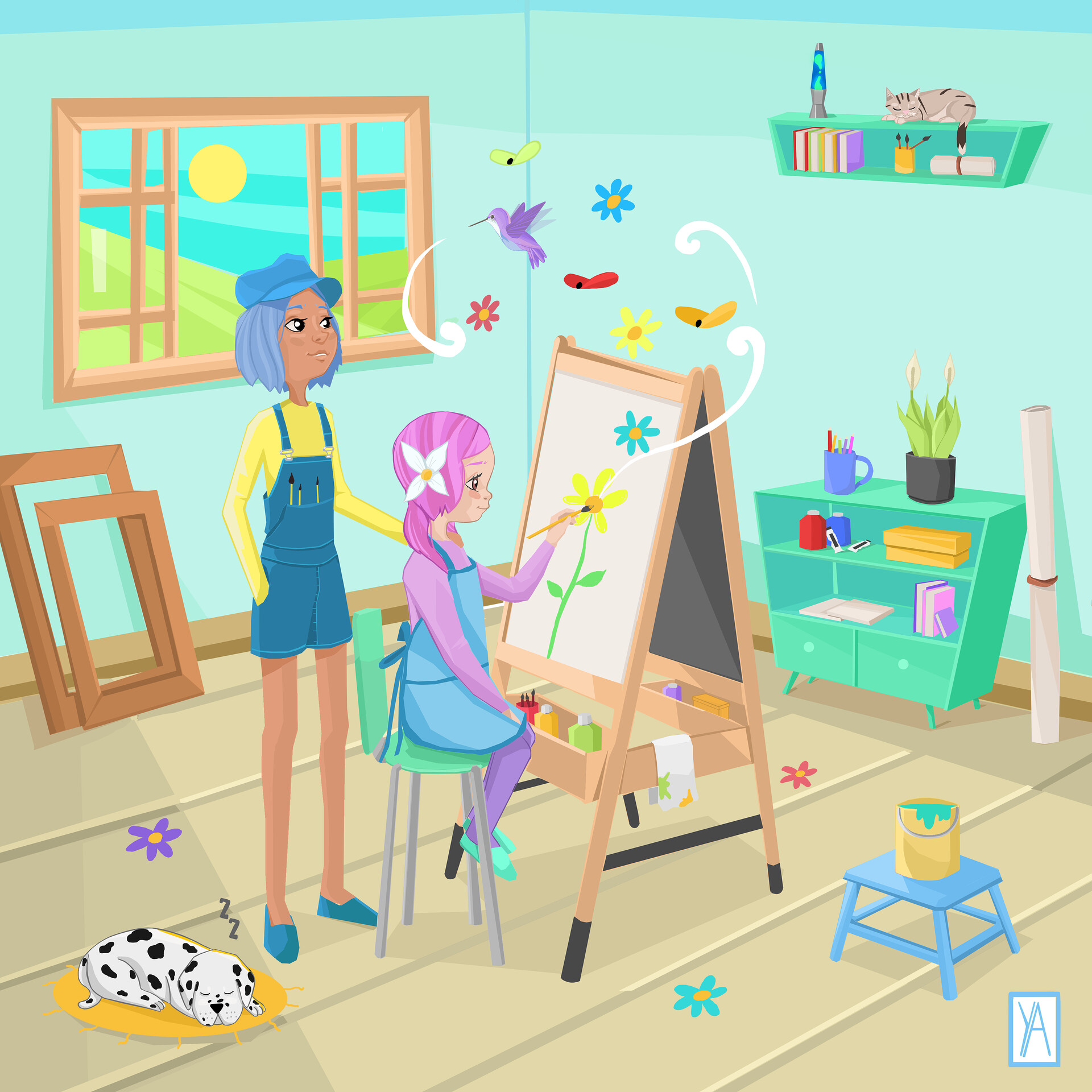 ArtStation - Art Class | Children Illustration