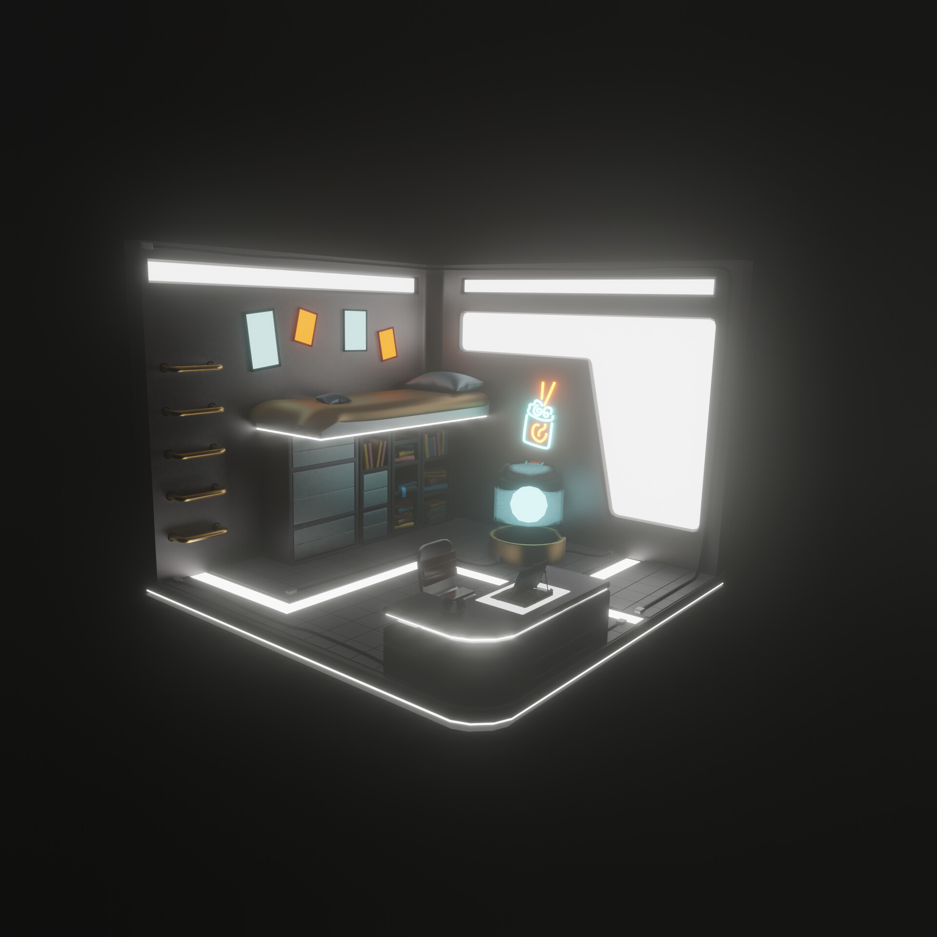 ArtStation - Space Room